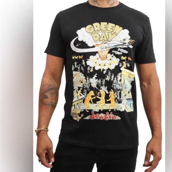 Green Day | Shirts | Vintage Green Day Dookie Tshirt Small Album Cover ...